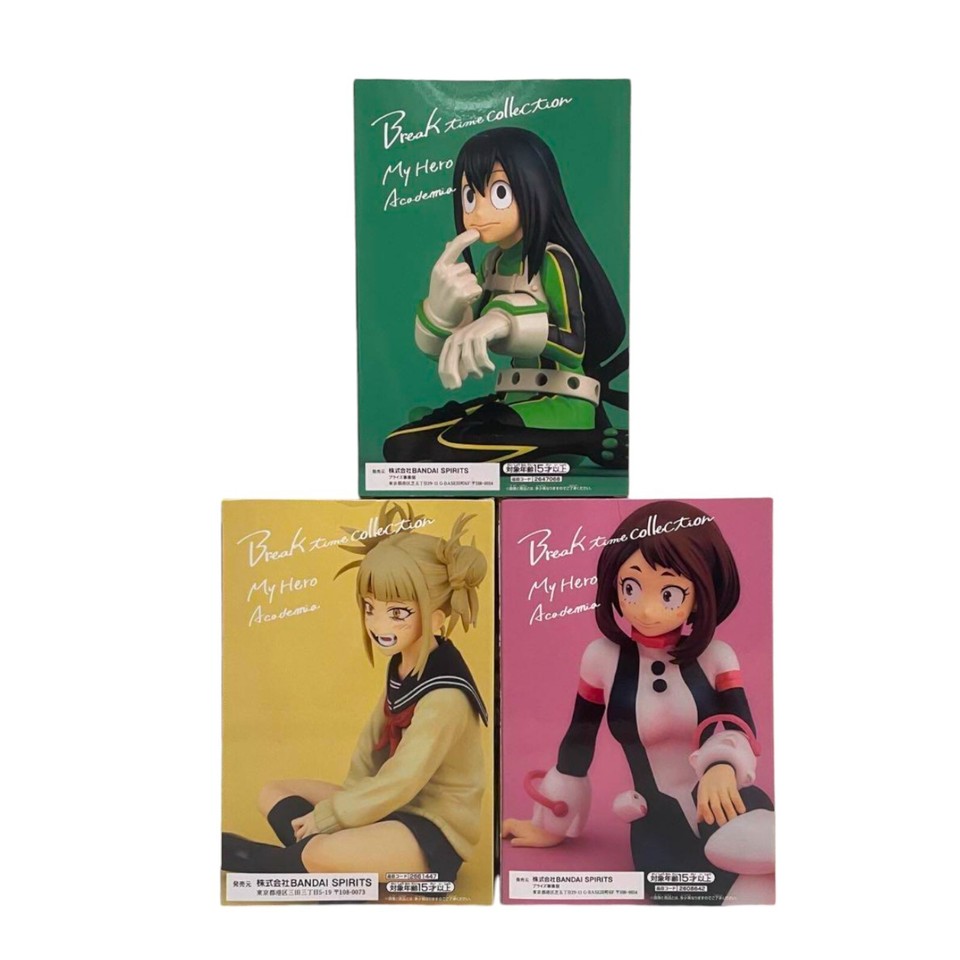 My Hero Academia Figure Break Time Collection Toga, Ochako & Tsuyu Set ...