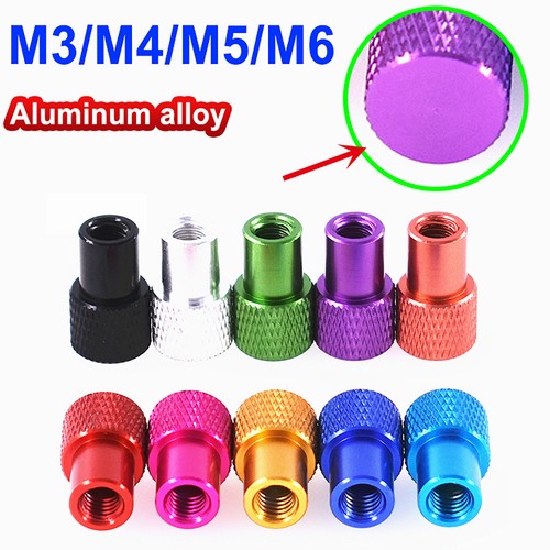 M3 M4 M5 M6 Knurled Thumb Nuts Hand Grip Knobs Aluminum Alloy For Model ...
