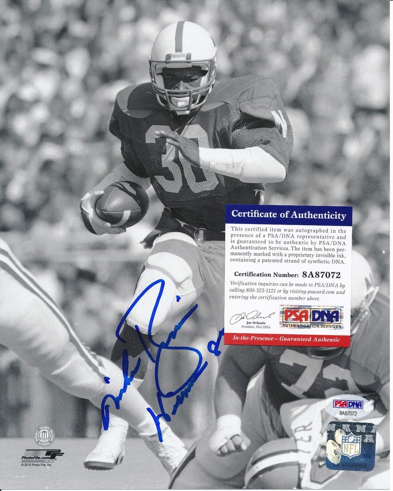 Mike Rozier Signed Nebraska Cornhuskers "Heisman 83" Insc 8x10 Photo ...