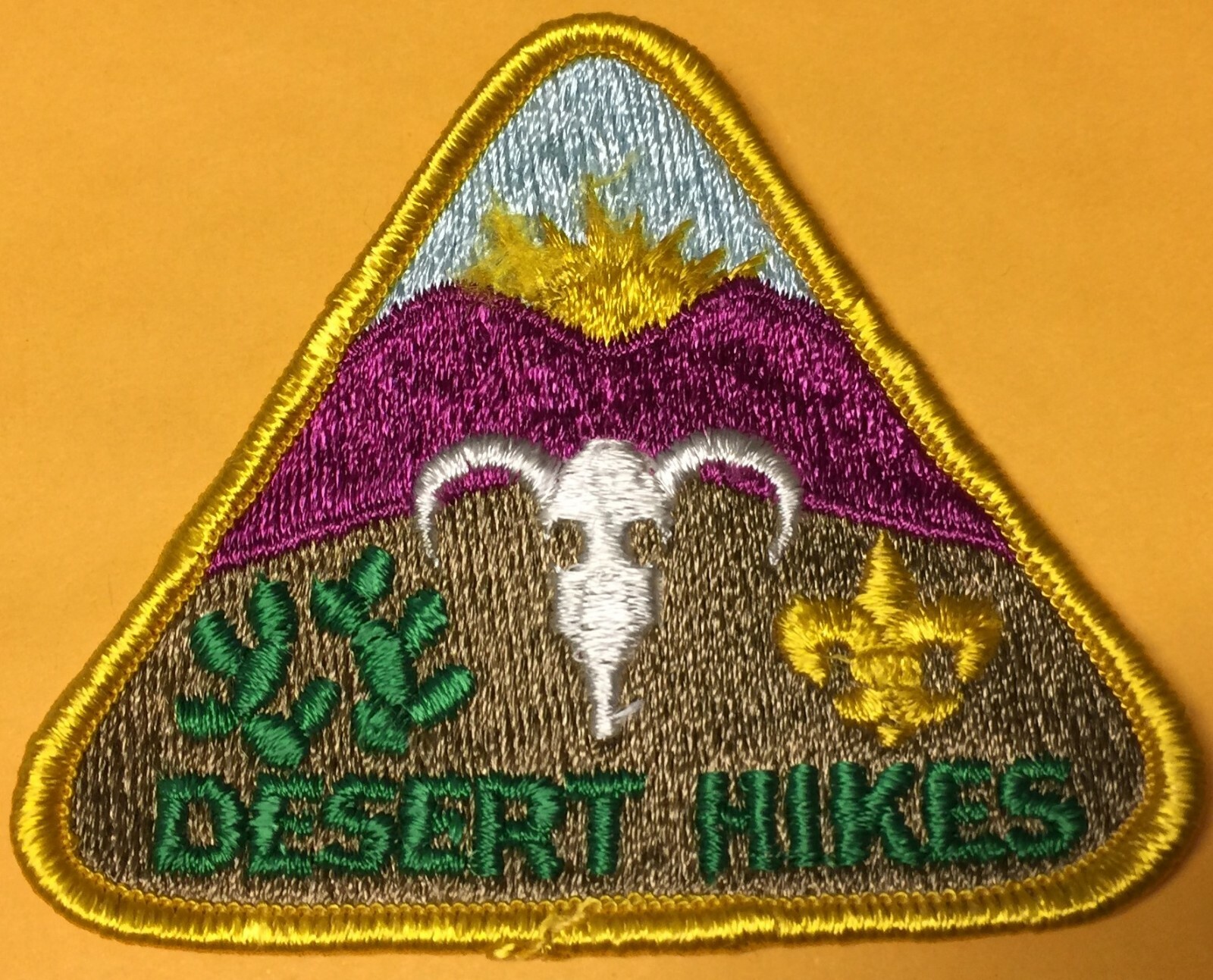 Desert Hikes - Boy Scouts Hiking BSA Triangle Patch - early/mid 70's | eBay