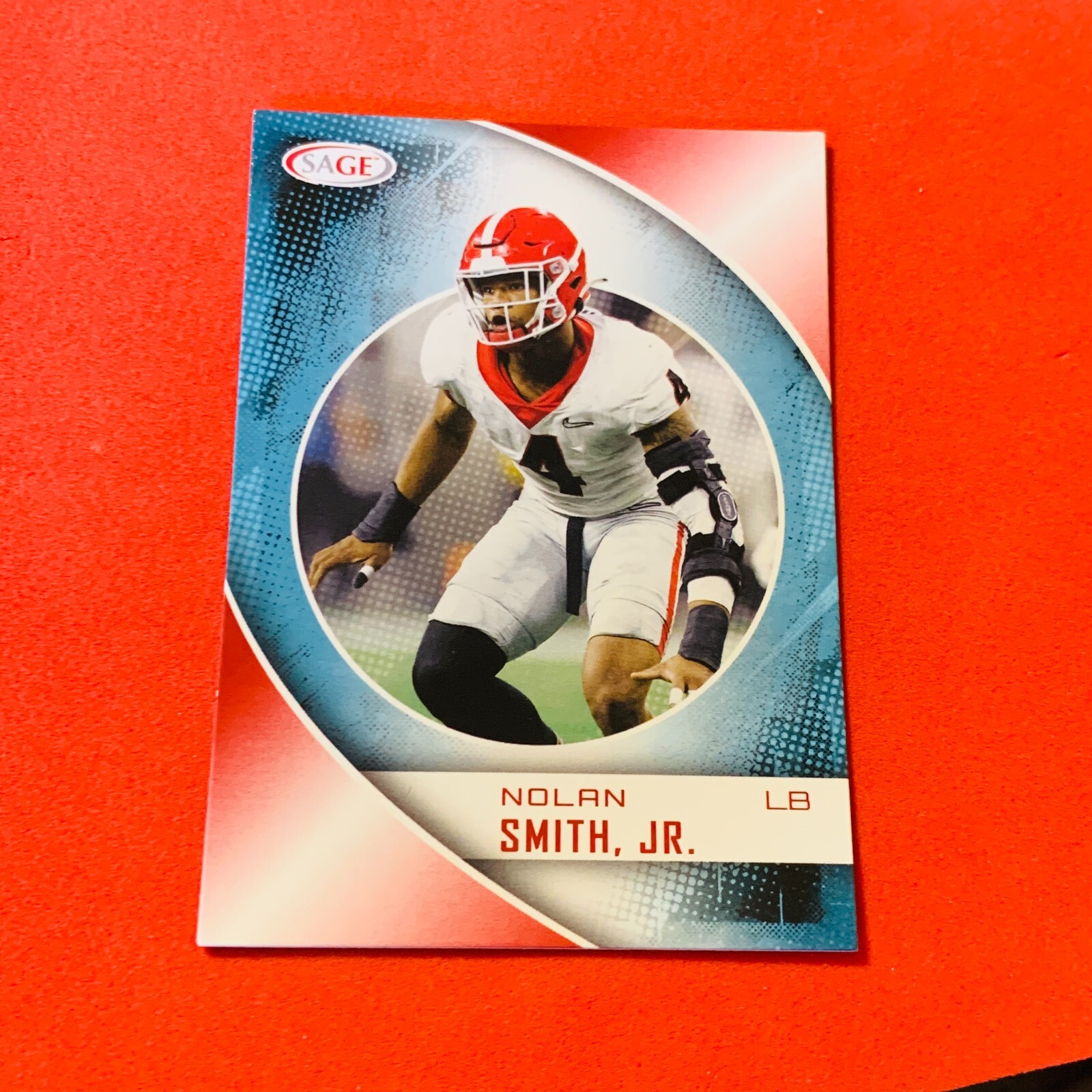 Nolan Smith Jr ROOKIE Georgia Bulldogs / Philadelphia Eagles 2023 Sage Card 46 | eBay