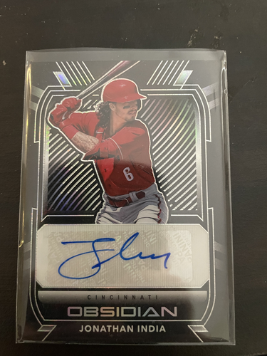 Jonathan India Obsidian Panini Chronicles Auto Reds | eBay