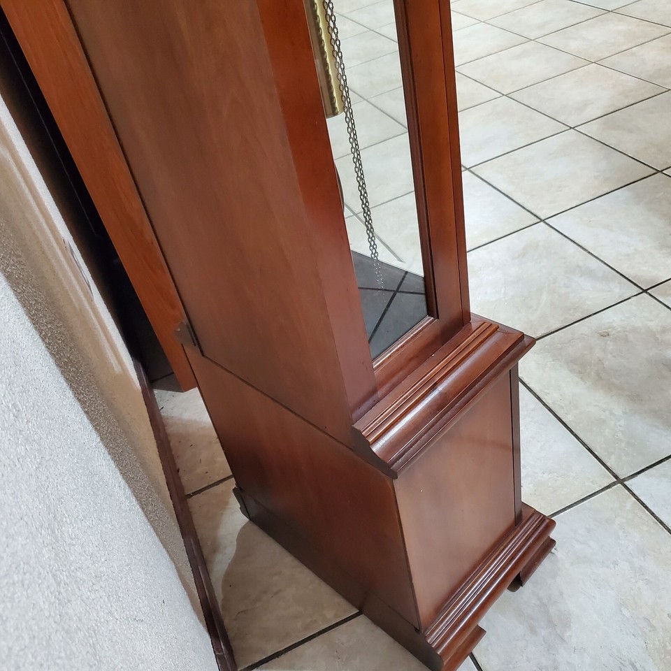 Vintage Ridgeway Grandfather Clock Weights & Pendulum Working Solid ...