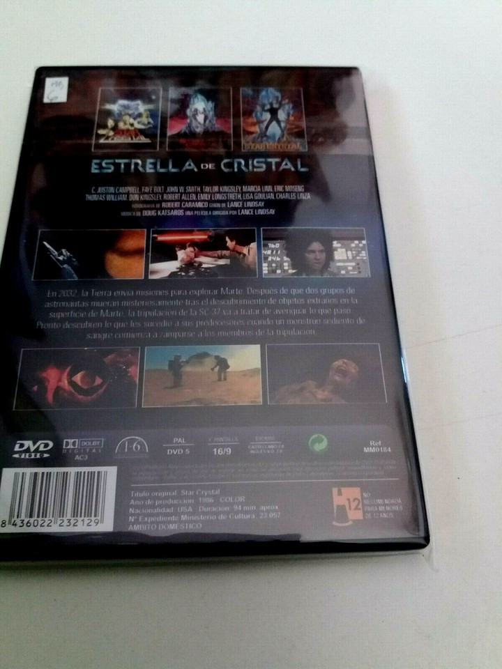 DVD "ESTRELLA DE CRISTAL" LANCE LINDSAY C JUSTON CAMPBELL FAYE BOLT ...