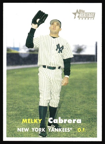 2006 Topps Heritage Melky Cabrera #466 New York Yankees | eBay
