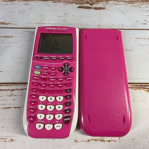 Texas Instruments TI-84 Plus Silver Edition Graphing Calculator Pink | eBay