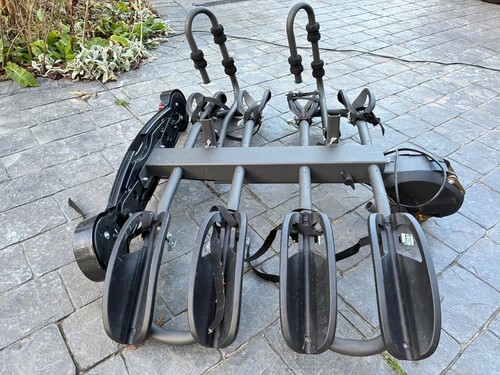 Halfords Exodus Rear Towbar-mounted 4-bike Carrier Rack | eBay UK