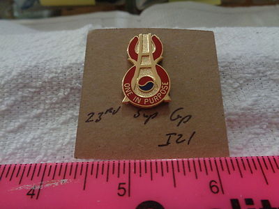 23rd Support Group I21 Unit Crest, DI, DUI (DRAW#W13) | eBay