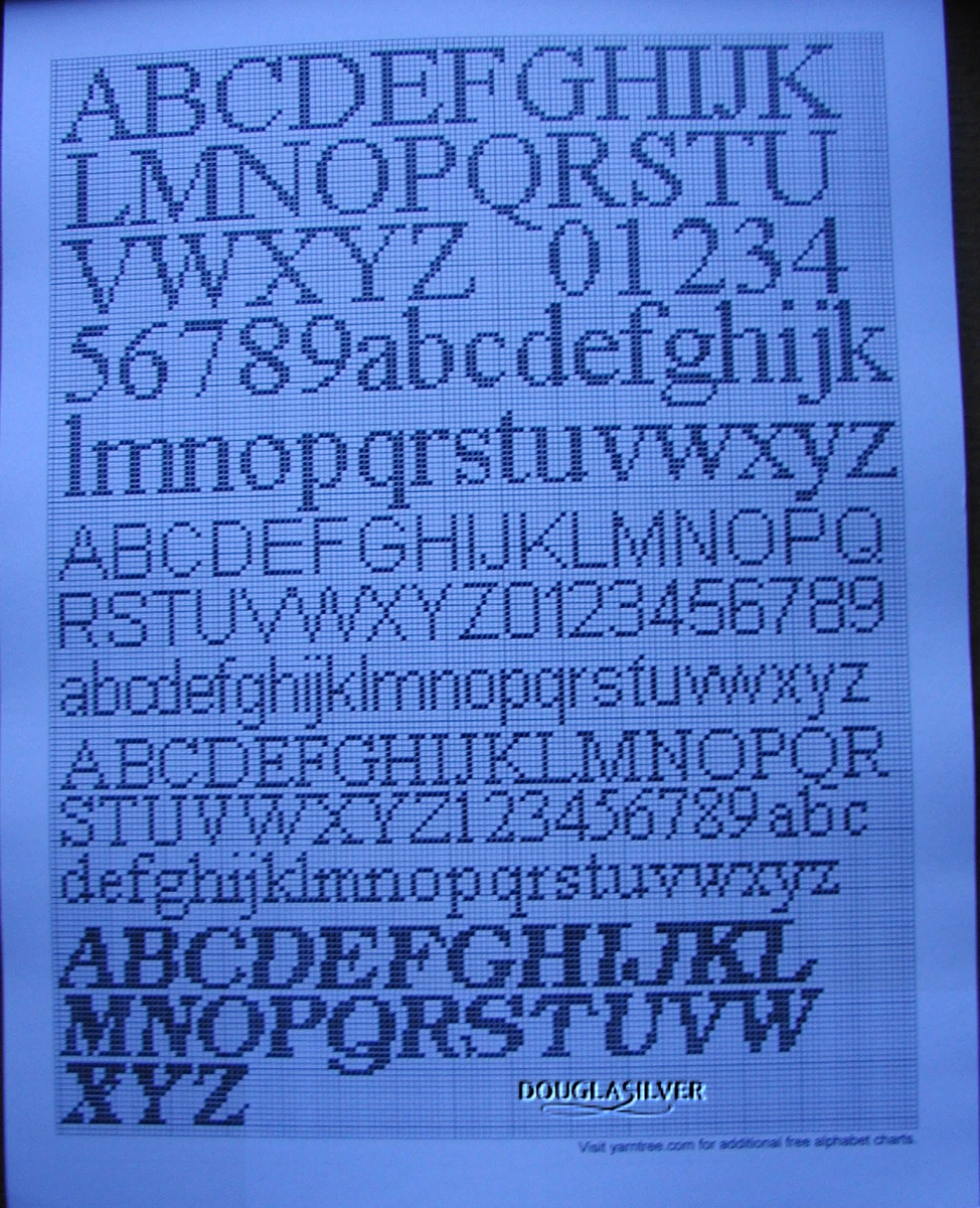 Graph Paper Designs Of Crosses