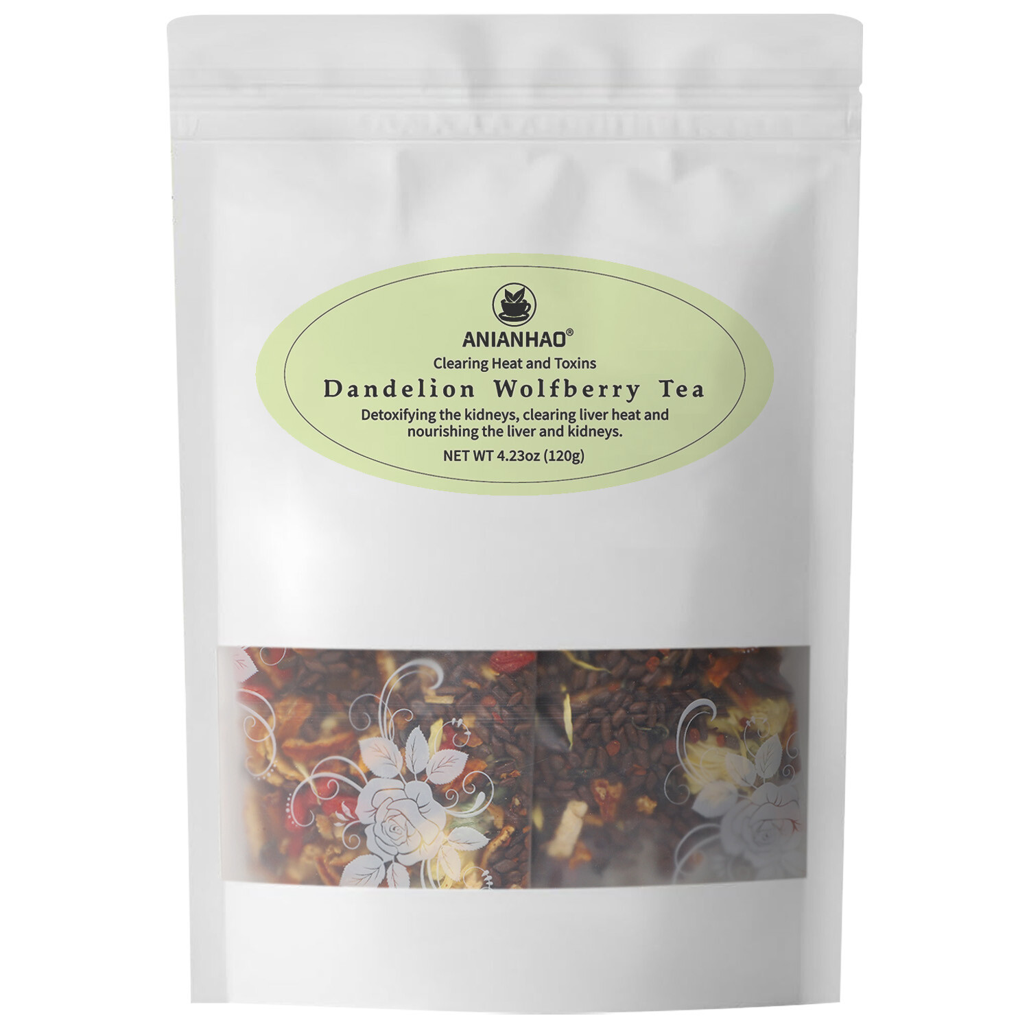 US Dandelion Wolfberry Tea for Kidneys & Liver Herbal Blend for Detox ...