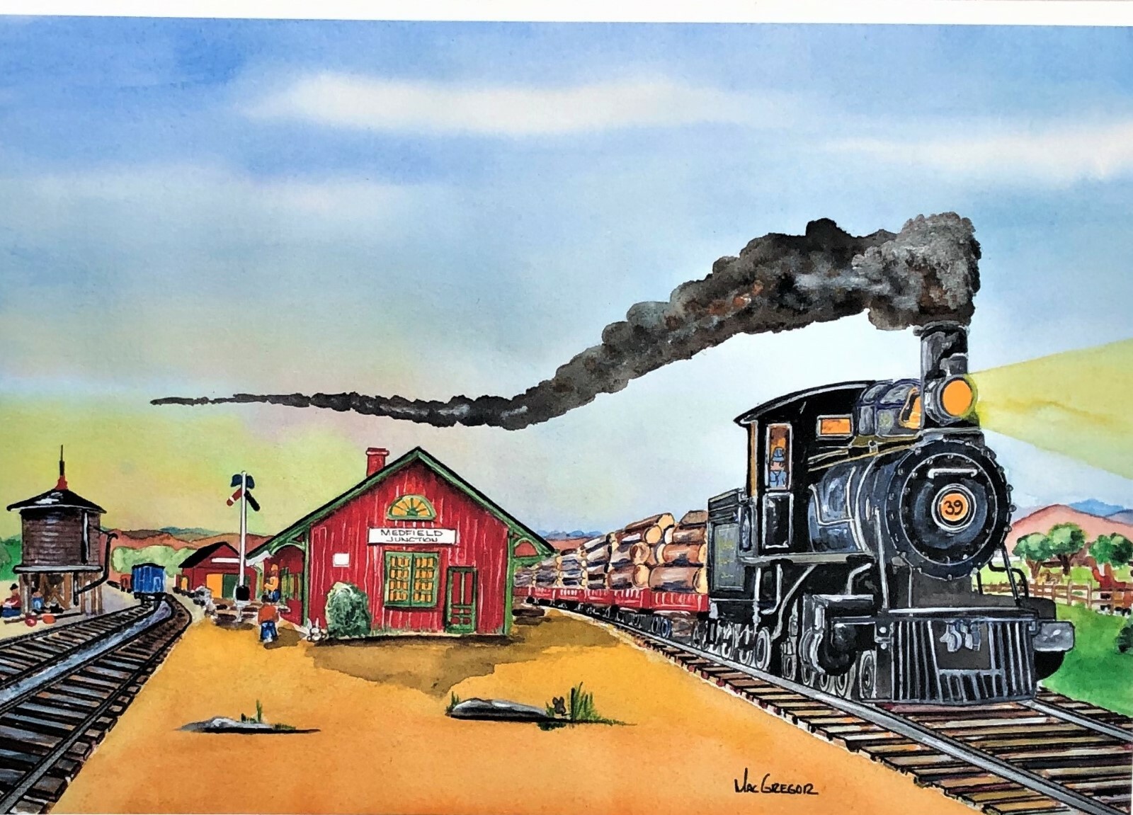Steam Train Fan Art
