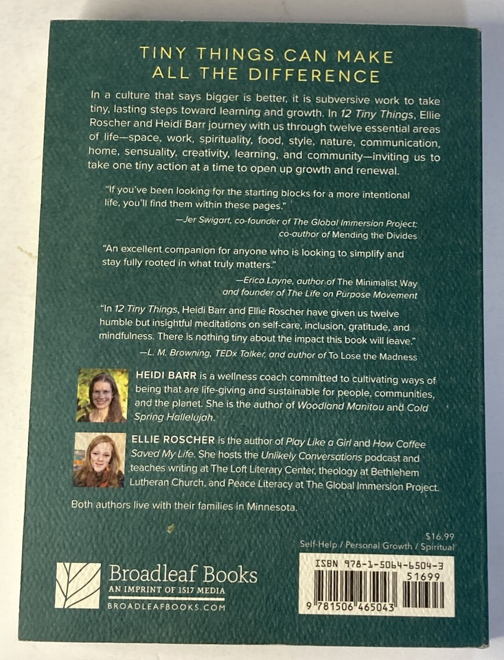 12 Tiny Things by Heidi Barr & Ellie Roscher 2021, Trade Paperback ...