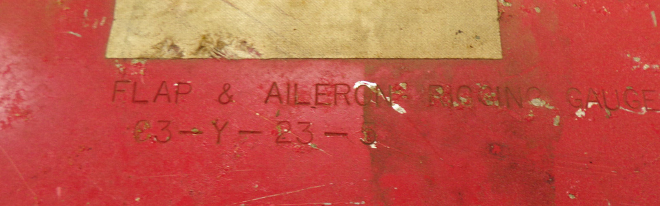 De Havilland DHC-3 Otter Flap & Aileron Rigging Gauge, PN: C3Y23-5 ...