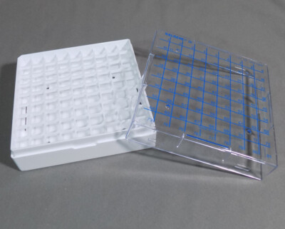Lot-22 Nalgene CryoBox 81 Slot Cryogenic Vial Freezer Storage Rack 5026 ...