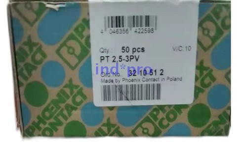 50Pcs/Box New For phoenix PT2.5-3PV 3210512 Three-layer terminal block ...