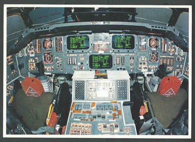 Ca 1985 PPC* Space Shuttle Flight Control Panel W/Displays & Monitors ...