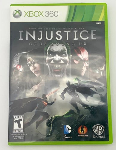 Injustice Gods Among Us Microsoft Xbox 360 2013 No Manual DC Comics | eBay