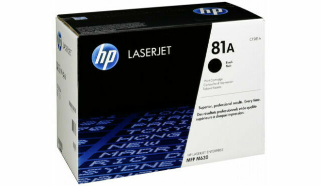 HP 81A (CF281A81A) Black Ink Cartridge for sale online | eBay