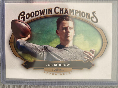 2020 Upper Deck Goodwin Champions Joe Burrow Rookie Card #91 | eBay