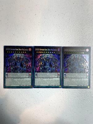 yugioh d/d/d deviser king deus machinex prismatic secret 3x mp23-en023 ...