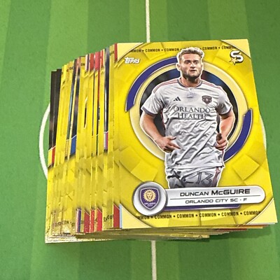 2024 Topps Superstars MLS Yellow VARIANT # 1 - 200 U Pick Complete your ...