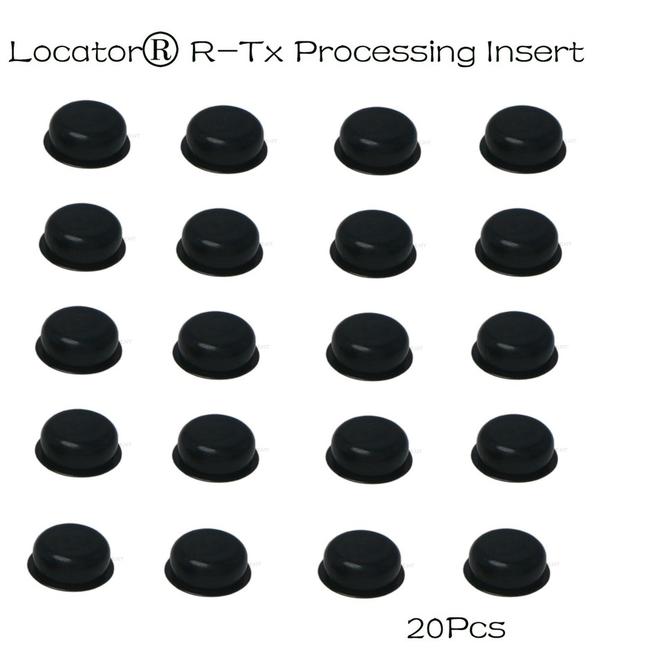 Dental Locator Processing Retention Replacement Inserts Caps Black | eBay