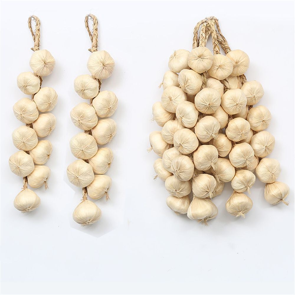 2PCS Corn String Chili Artificial Vegetables Fake Garlic Simulation ...