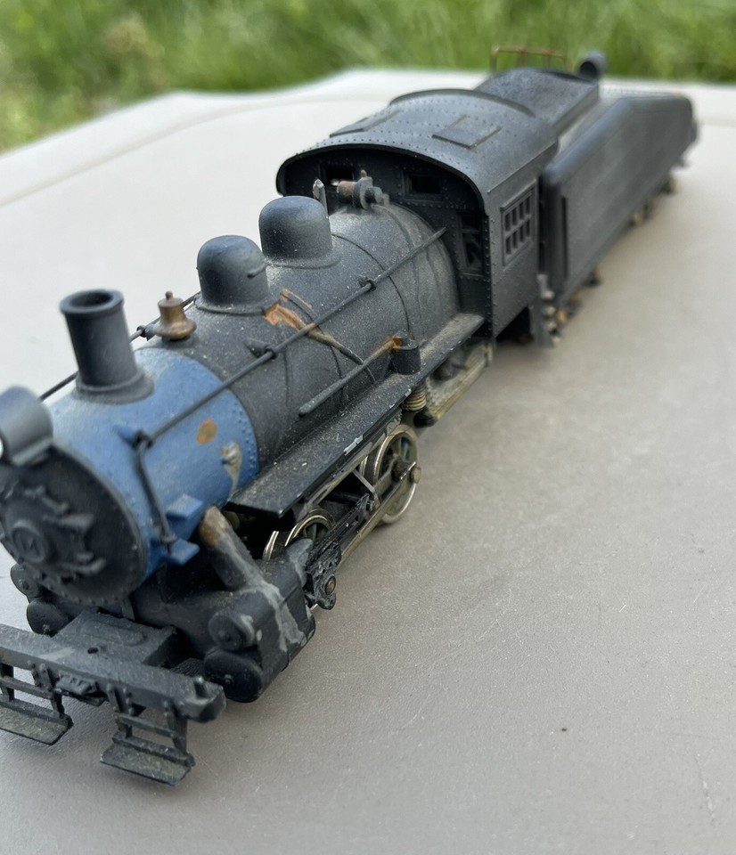 TYCO Lighted Santa Fe 99 Train Engine W/ Coal Tender Ho Scale Custom ...