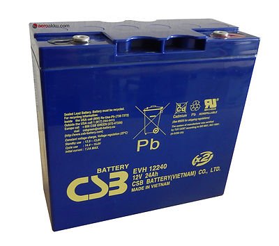 PC680 Hitachi CSB EVH 12240 AGM Akku 12V 24Ah wie Odyssey PC680 Genesis ...