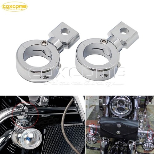 Motorcycle Spotlight Fog Light Bracket Mount for Engine Guard Highway ...