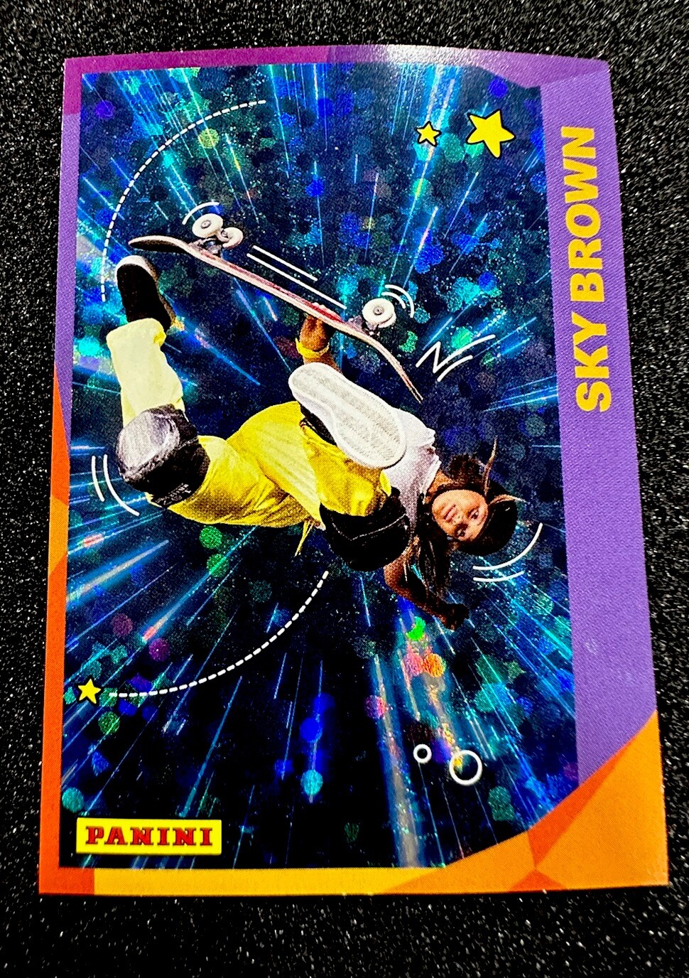 2024 McDonald's Sky Brown Panini Family Holo Sticker Hologram Olympics ...