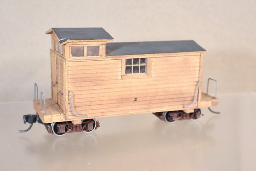KIT BUILT On3 NARROW GAUGE WOODEN LOGGING CABOOSE 2om | eBay