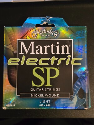 Martin Electric SP Guitar Strings Nickel Wound Light Set MSE910 | eBay