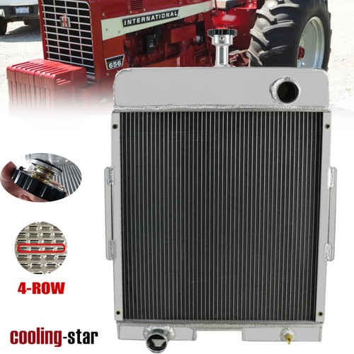 4-ROW 70MM RADIATOR FITS CASE IH INTERNATIONAL FARMALL 656 706 756 766 ...