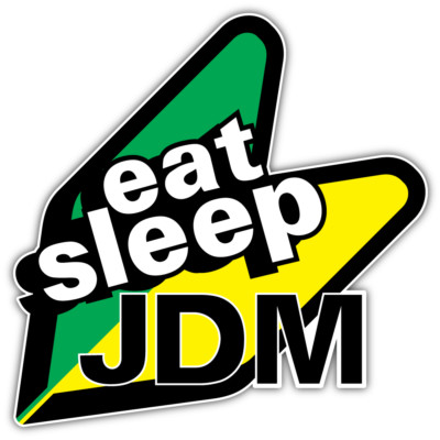 Eat Sleep JDM Slogan Car Bumper Decal - 9'', 12'' or 14'' | eBay