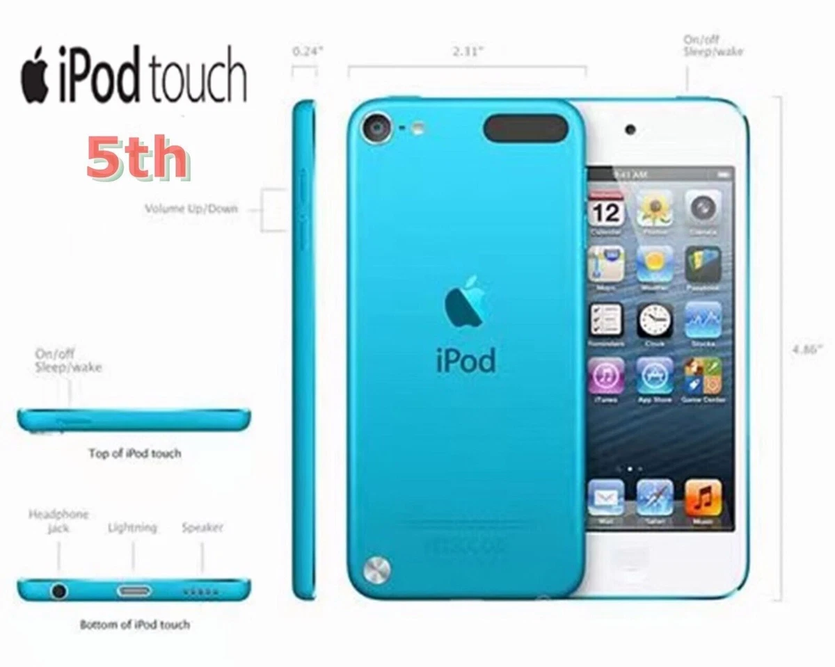 Ipod Touch 5th Generation Blue Box