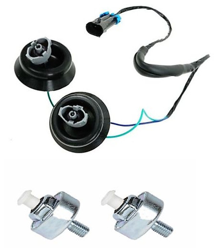 ENGINE KNOCK SENSORS HARNESS DUAL CONNECTOR GROMMETS FOR CADILLAC ...