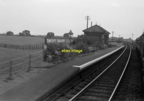 PHOTO THORPE CULVERT RAILWAY STATION IN THE 1950'S | eBay