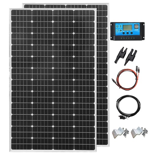19.8V 200W Glass Rigid Solar Panel Monocrystalline Waterproof Solar ...
