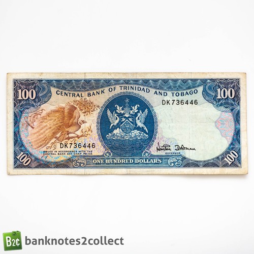 TRINIDAD & TOBAGO: 1 x 100 Trinidad & Tobago Dollar Banknote. | eBay