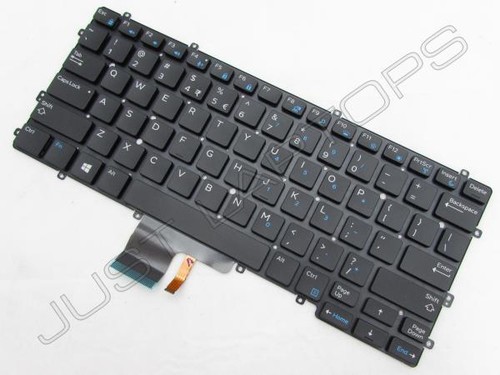 New Genuine Dell Latitude 13 7370 E7370 US English QWERTY Backlit ...