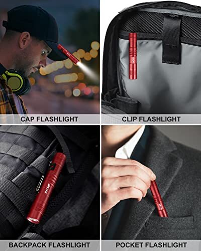 Flashlights Bright LED Flashlight Super Mini Flashlight 1 Pack(3.55Inch ...