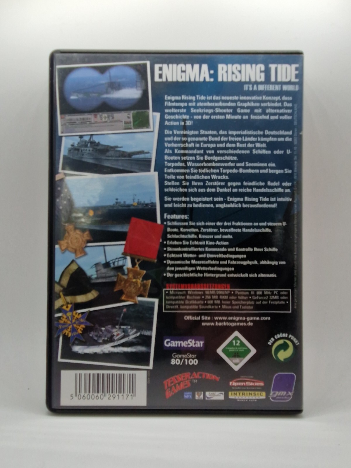 Enigma - Rising Tide (PC) FSK12 U-Boot Simulator . Game Star ...
