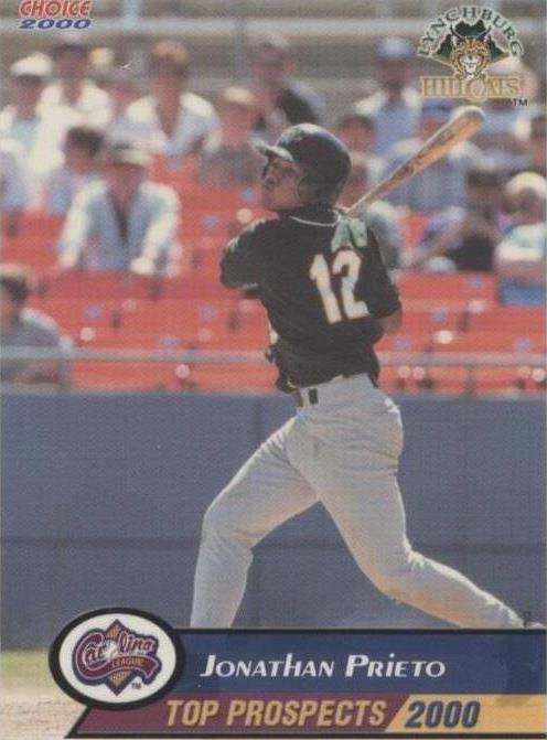 2000 Choice Carolina League Top Prospects - Jonathan Prieto #26 (RC ...