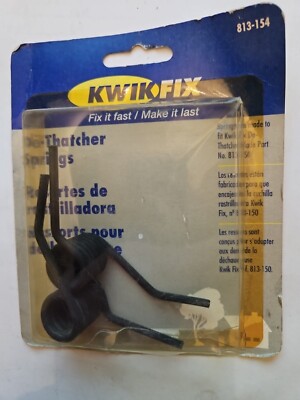 Kwik-Fix De-Thatcher Springs 813-154 Replacement 2 Pack For Blade Part ...