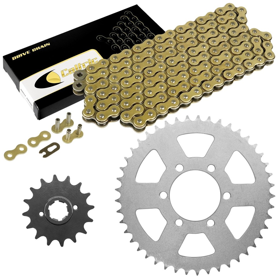 Drive Chain & Sprockets Kit for Yamaha XJ550 Maxim 81-83 XJ550R Seca 82 ...