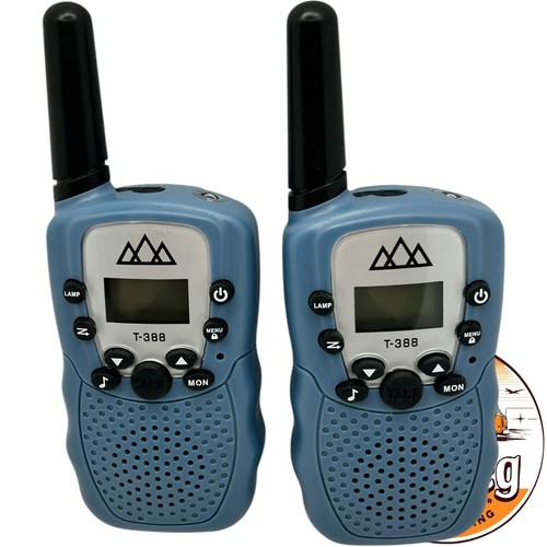 2x T‑388 Walkie Talkie Two‑Way Radios LCD Screen With Light Camping ...