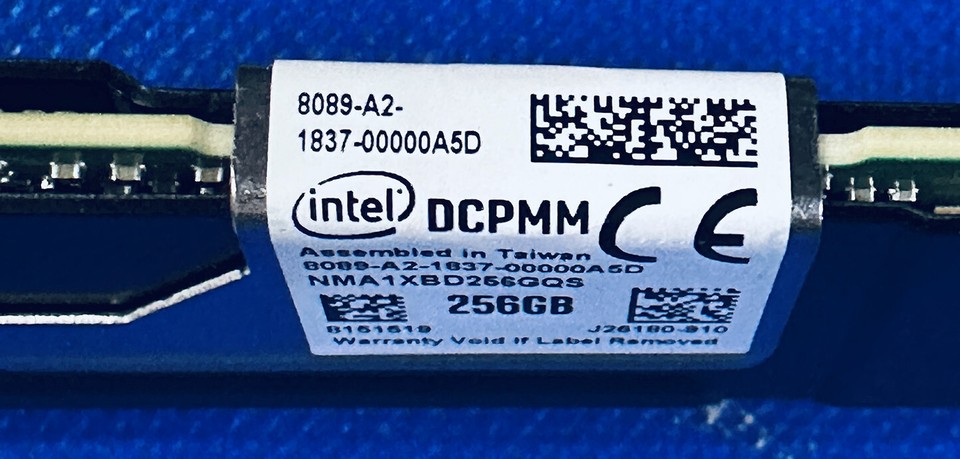 Intel Optane Persistent Memory Intel 256GB DDR4-2666 Optane Ram ...