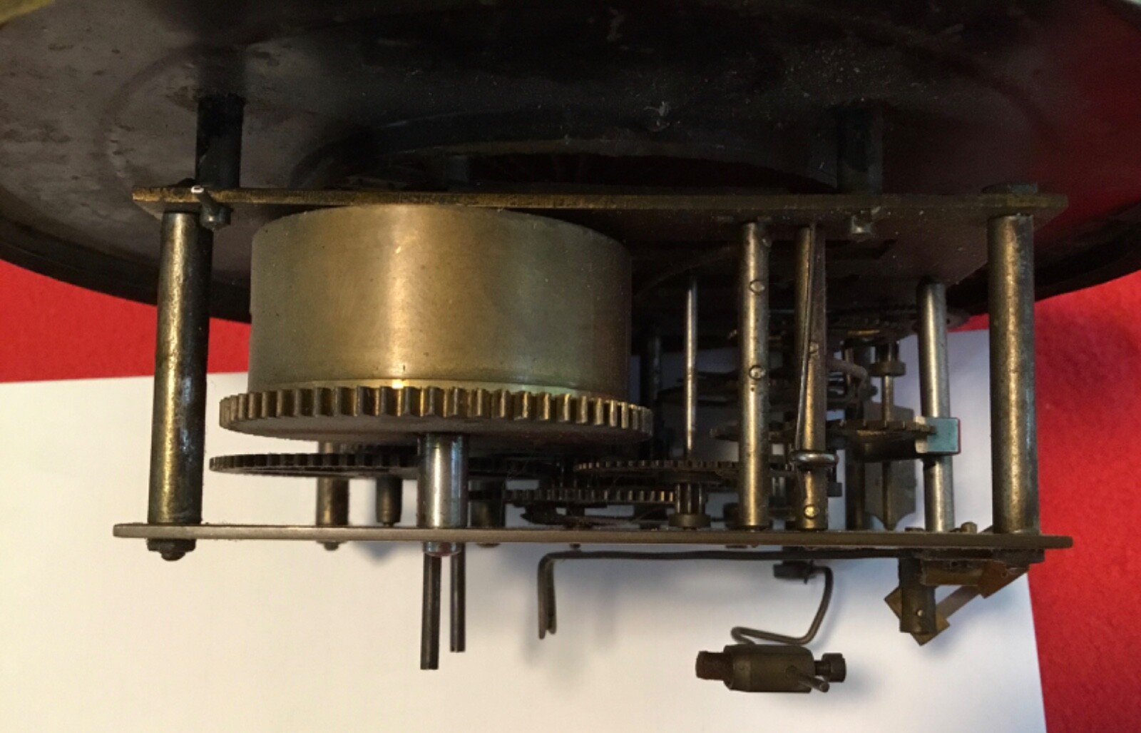 Antique Vienna Regulator Kienzle 2 train clock Movement only. Approx 6 ...