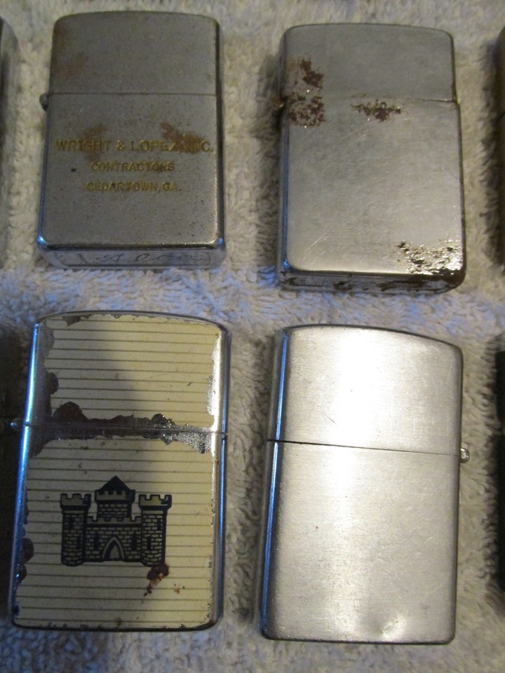 Lot Of 18 Vintage Lighters Kantai Firebird Rosette Memory Champ ...